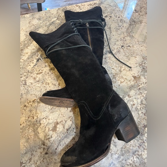 Freebird by Steven | Shoes | Freebies Steven Brock Overtheknee Laceup Suede Boots | Poshmark